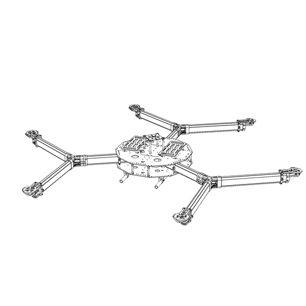 Gryphon Hexa 1200VX Pro Airframe Kit – The Bionic Eye